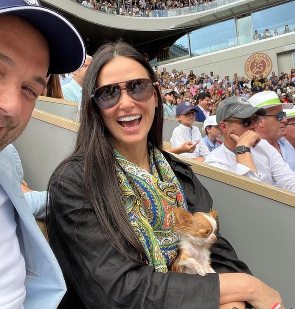 Demi Moore e Pilaf: uma dupla quase inseparável (e polêmica ...